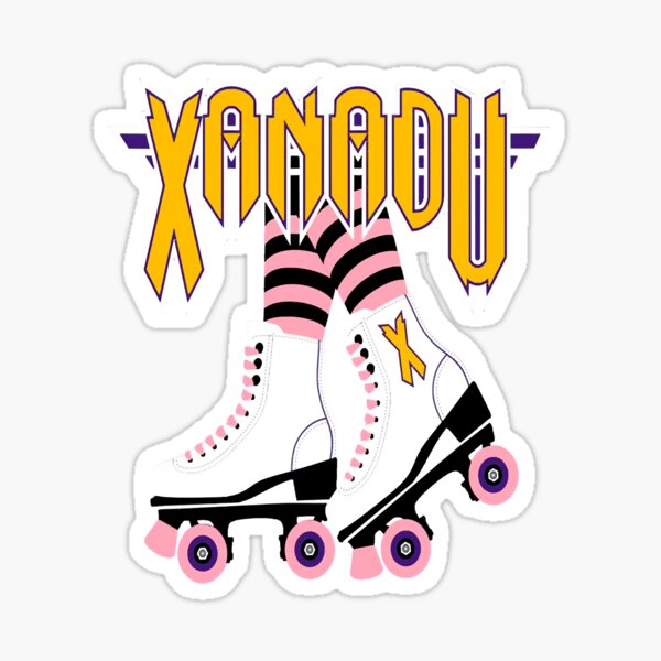 "Olivia Newton-John - Xanadu Rollerskates" Sticker for Sale by ...