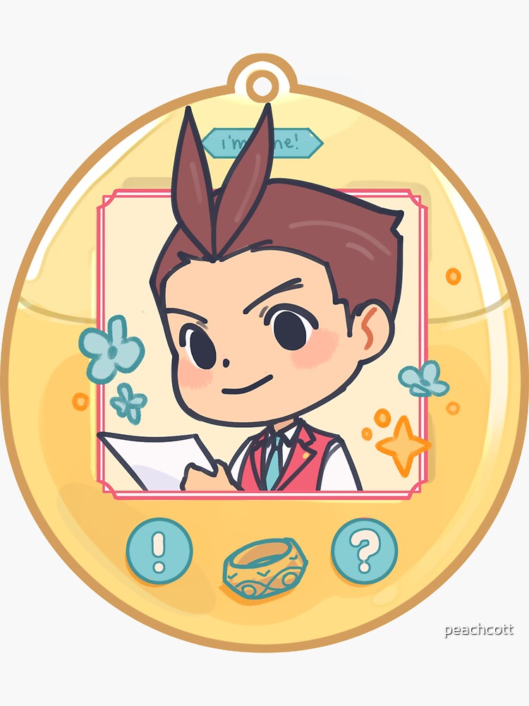 "AA | tamagotchi apollo [ 1 ]" Sticker for Sale by peachcott | Redbubble