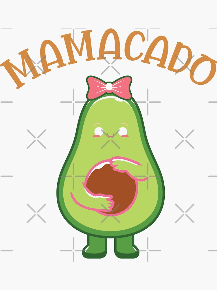 "Mamacado" Sticker for Sale by irinahunter | Redbubble