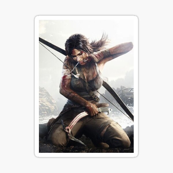 "Tomb Raider" Sticker for Sale by zikoloco1 | Redbubble