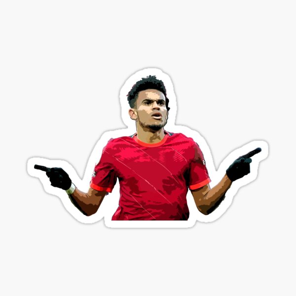 "Luis Diaz" Sticker by raffrasta | Redbubble