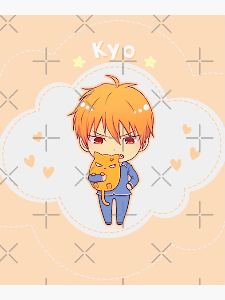 "Kyo Fruits Basket - Anime" Sticker for Sale by Medshop-art | Redbubble