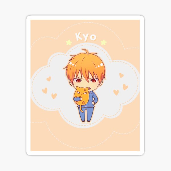"Kyo Fruits Basket - Anime" Sticker for Sale by Medshop-art | Redbubble