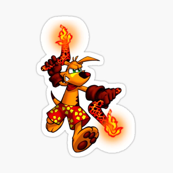 "Ty the tasmanian tiger " Sticker for Sale by SOPHIA-AR | Redbubble