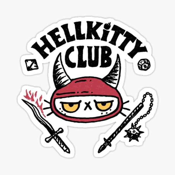 "HellKity Club Shirt, HellKitty, Cute Cat Club, Friend Gift anime ...