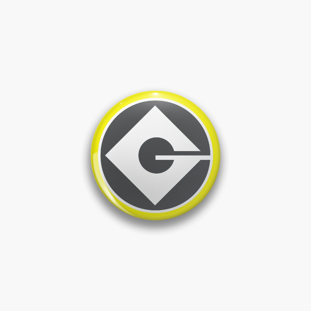 "Gru G Logo - Fan Art" Pin for Sale by two34 | Redbubble