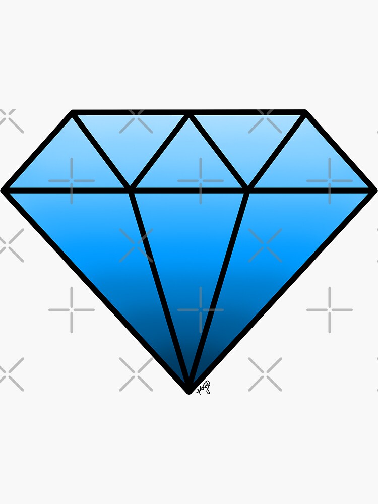 "Diamond" Sticker for Sale by Art-By-Mya | Redbubble
