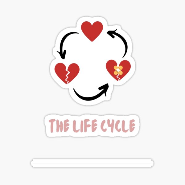 "The Life Cycle" Sticker for Sale by Get-and-Smile | Redbubble