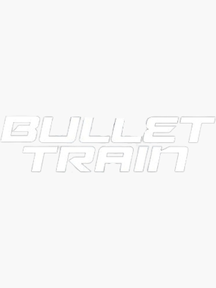 "Bullet train movie" Sticker for Sale by hibaart15 | Redbubble