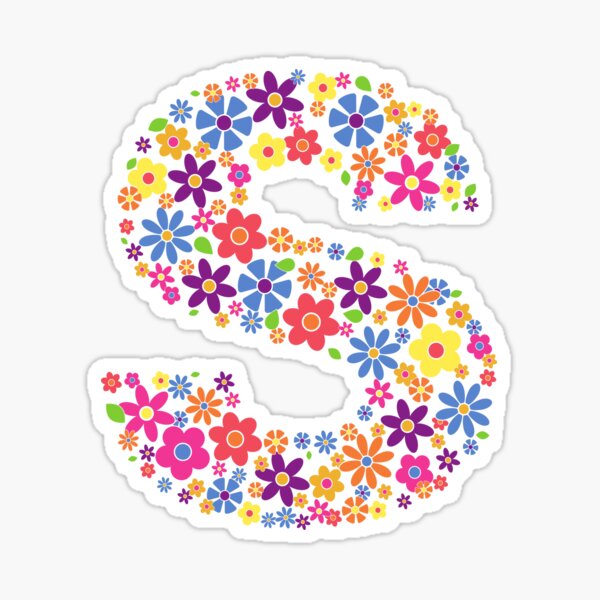 "Letter S" Sticker for Sale by thualha | Redbubble