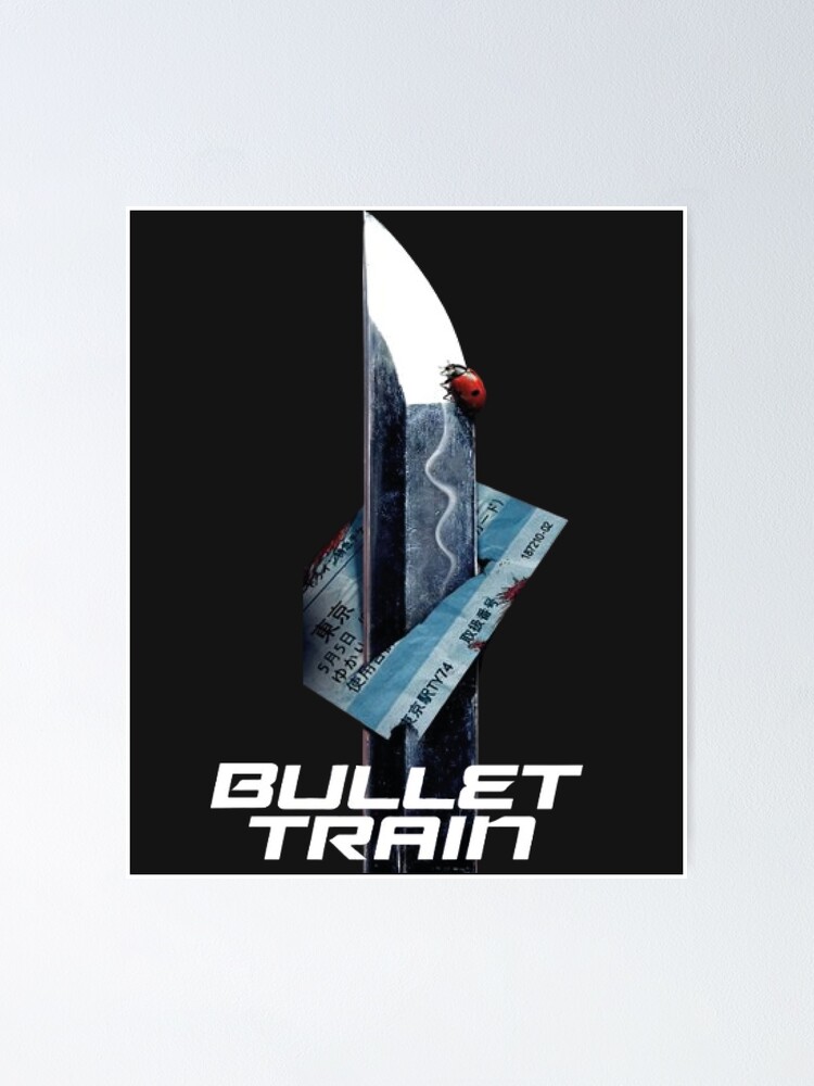 "Bullet train movie" Poster for Sale by hibaart15 | Redbubble