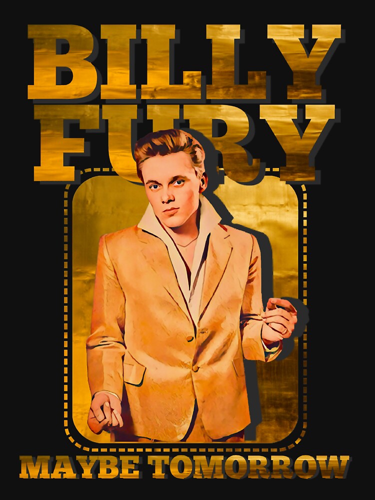"Men Women Long Sleeve Billy Fury Gold Funny Men Fan" T-shirt for Sale ...