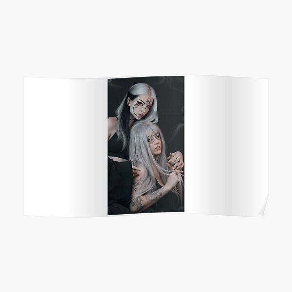 "2 girls cosplay" Poster for Sale by Langa23 | Redbubble