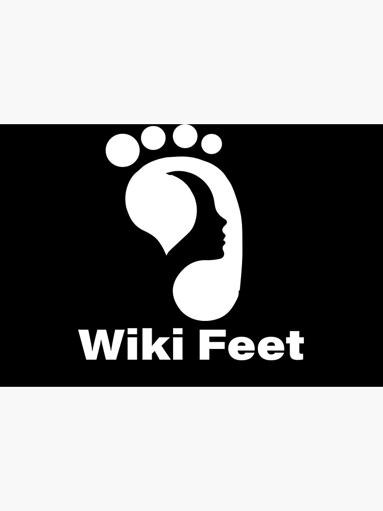 Wikifeet Black Edition Poster For Sale By Redashop06 Redbubble