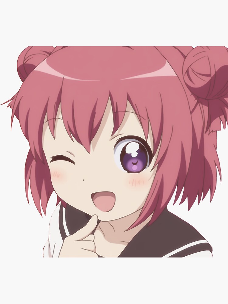 Akaza Akari Sexy Hentai Anime Wink Sticker Sticker For Sale By Welve36tea Redbubble