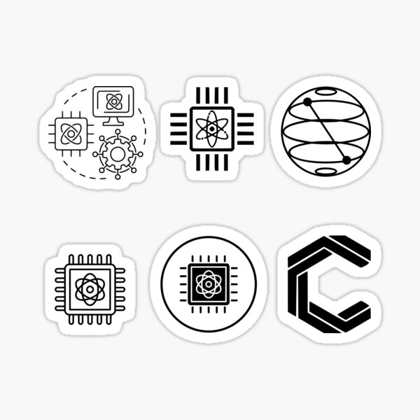 "Quantum Computing Sticker Pack" Sticker for Sale by QAvsBUG | Redbubble