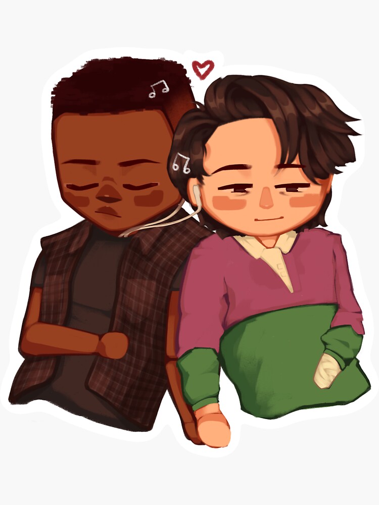 "Dylan and Ryan from The Quarry" Sticker for Sale by Glxtchcat | Redbubble