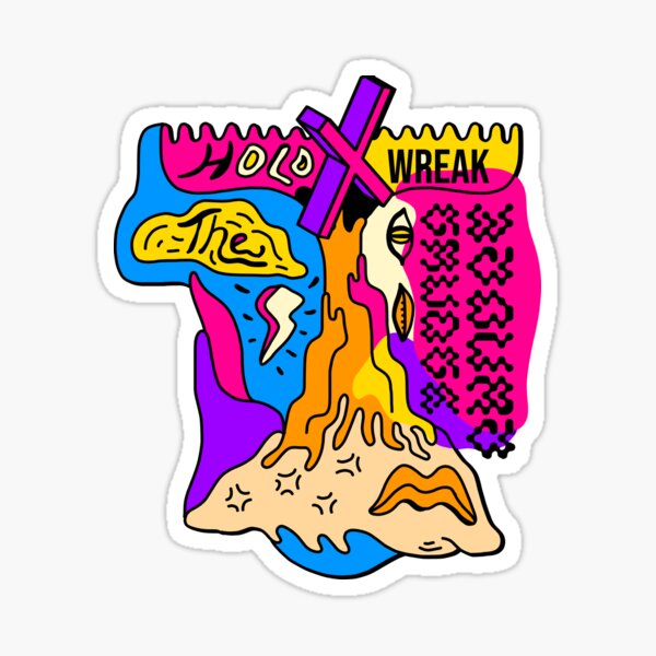 "Hold X Wreak The Grudge" Sticker for Sale by FariedDjanoear | Redbubble