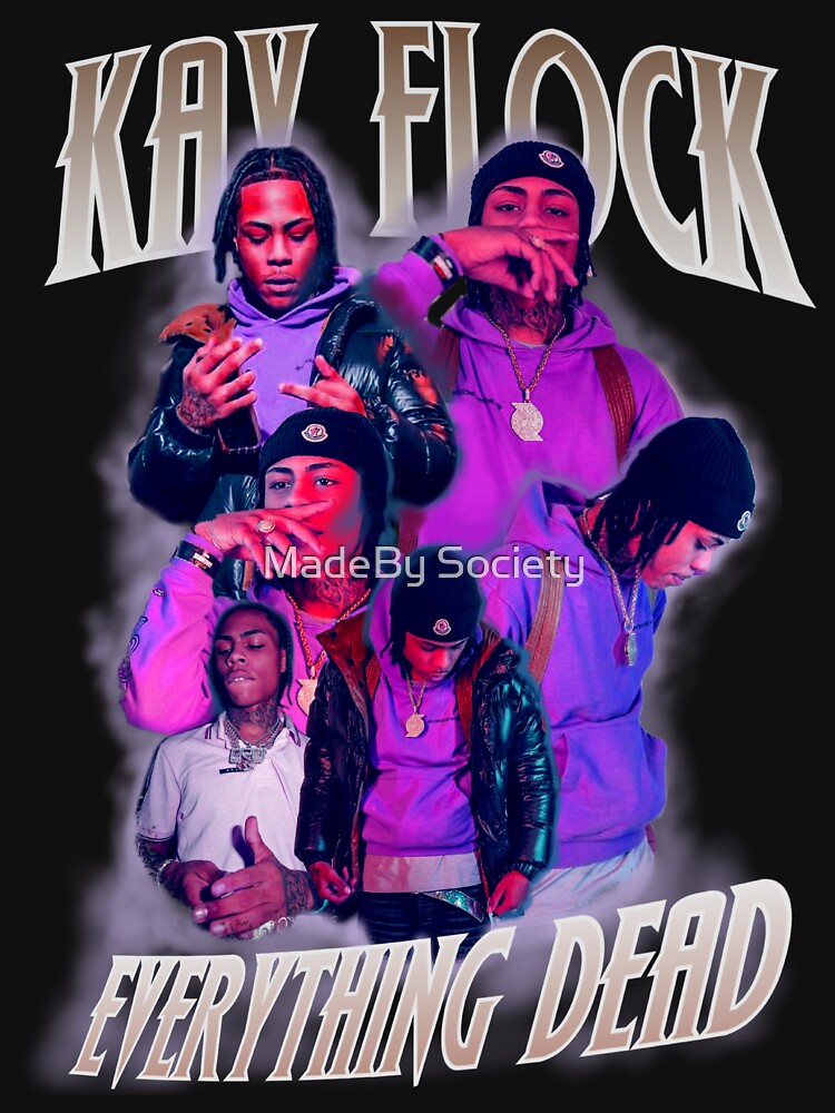 "Kay flock Rap Purple Bootleg Design" T-shirt for Sale by MadeByTheGods ...