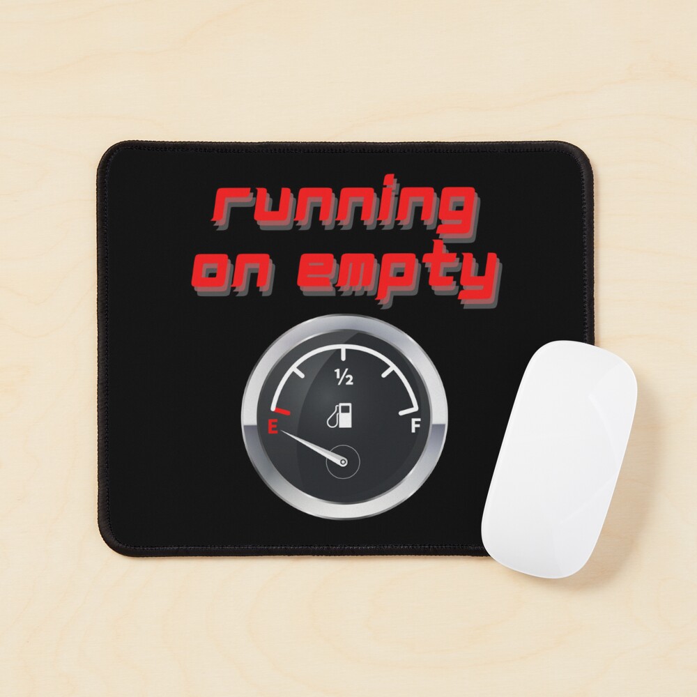"Running on Empty " Sticker for Sale by Parkdowshop | Redbubble