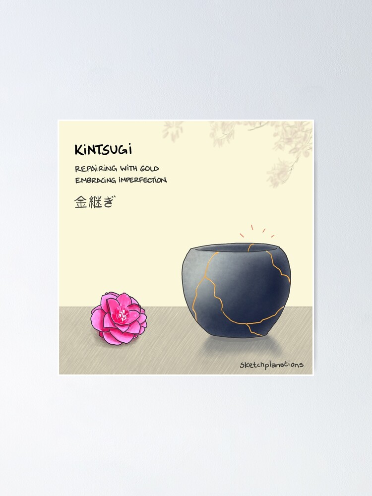 "Kintsugi" Poster for Sale by sketchplanator | Redbubble