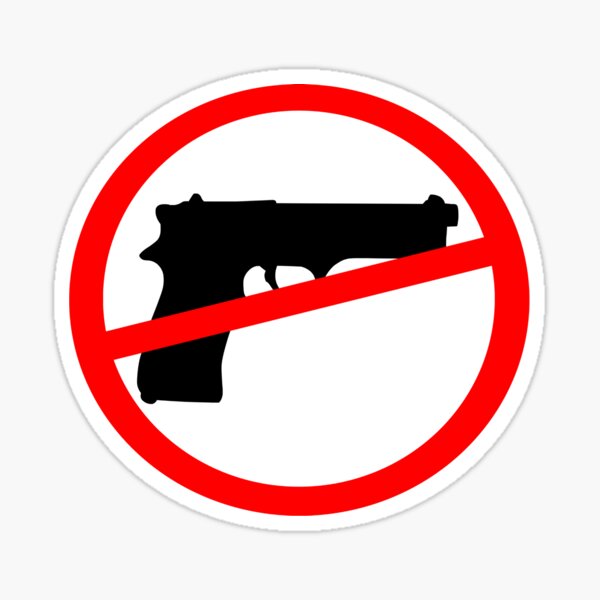 "Gun Control Gun Laws" Sticker for Sale by Vintagestylears | Redbubble
