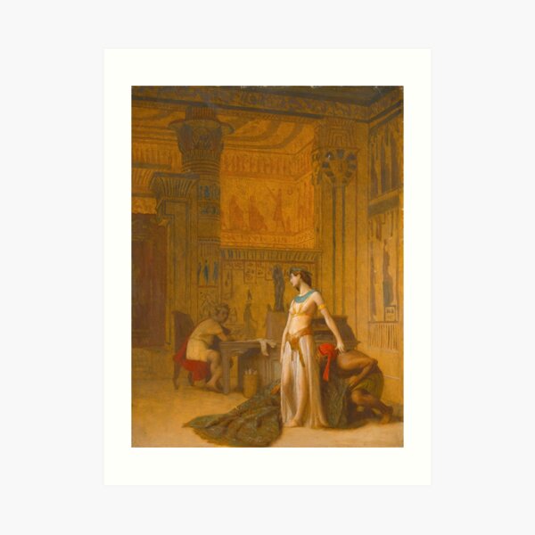 "Jean-Leon Gerome -Cléopâtre et César-Cleopatra and Caesar" Art Print ...