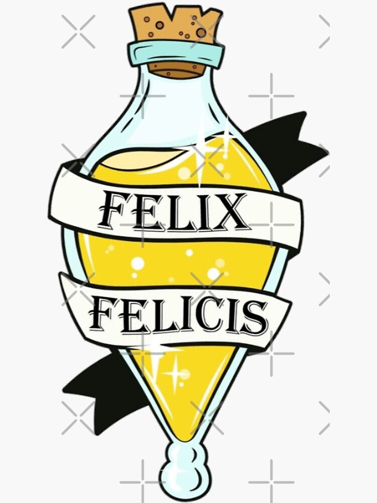 "Felix Felicis Potion Bottle" Sticker for Sale by LocalWizard | Redbubble