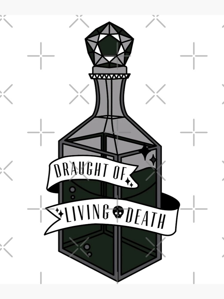 "Draught of Living Death Potion Bottle" Poster for Sale by LocalWizard ...