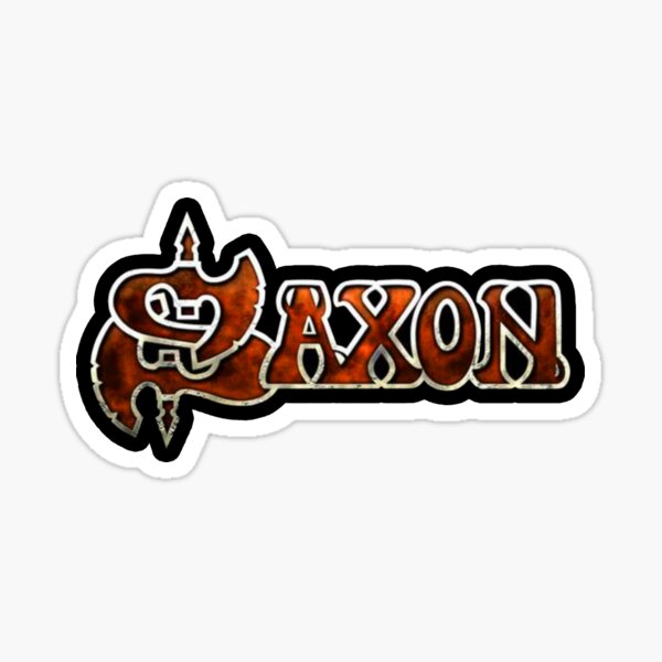"SAXON METAL ARTWORK" Sticker for Sale by klxtapml99 | Redbubble