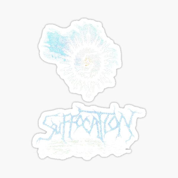 "Suffocation" Sticker for Sale by Midnightnu | Redbubble