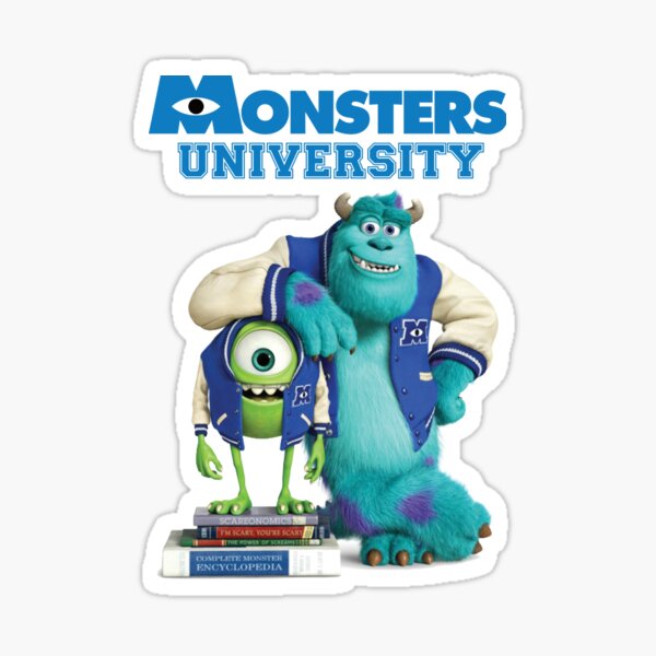 "Monsters University " Sticker for Sale by Design-Mode | Redbubble