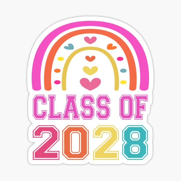 " Class of 2028 graduate" Sticker for Sale by erozzz | Redbubble