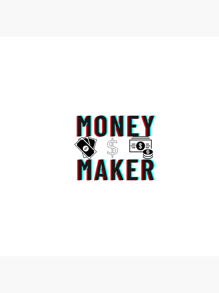 "Money maker" Sticker for Sale by Autimate | Redbubble
