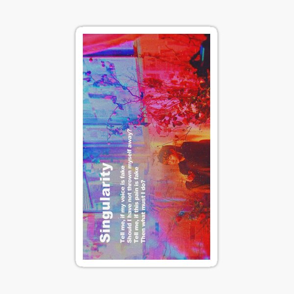 "V - singularity" Sticker for Sale by mmm-smell | Redbubble