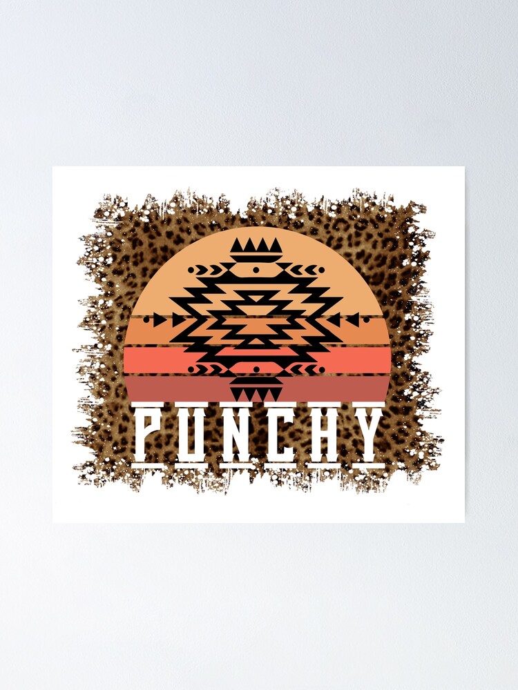 "Punchy Leopard Print Aztec Symbol" Poster for Sale by handsoftime2020 ...