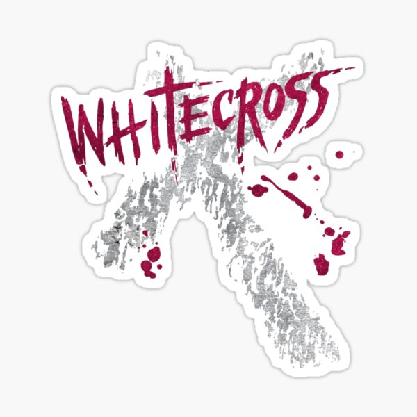 "Bloody Whitecross " Sticker for Sale by nazeemzander | Redbubble