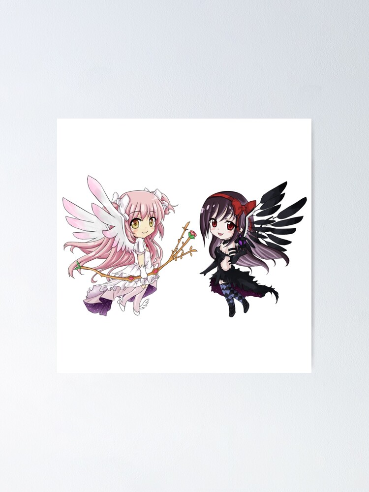 " madoka and homura" Poster for Sale by kksalajaf | Redbubble