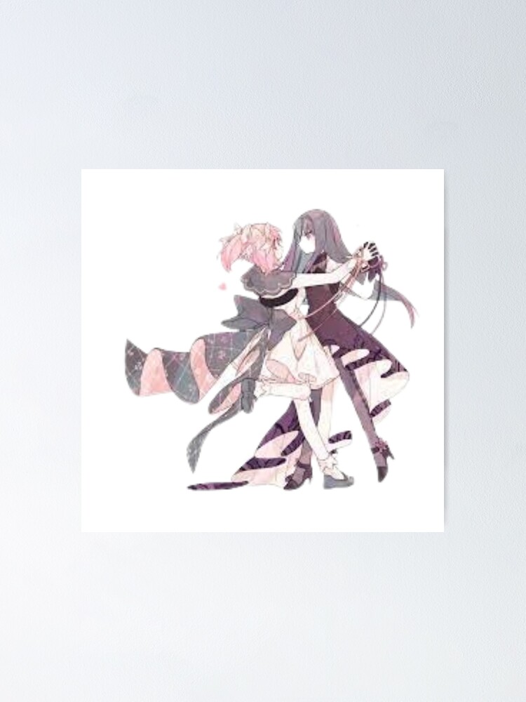 " madoka and homura" Poster for Sale by kksalajaf | Redbubble