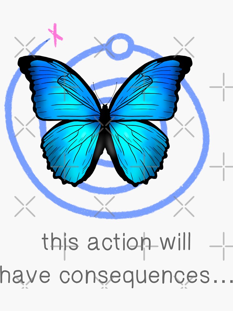 "Life is Strange this action will have consequences" Sticker for Sale ...