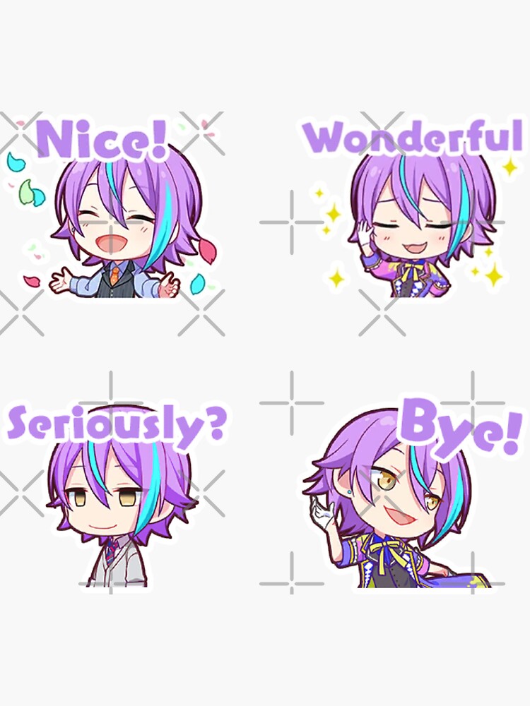 "Rui Kamishiro Stamps" Sticker for Sale by gumdropxheartz | Redbubble