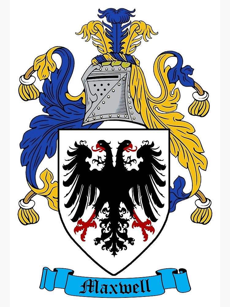 "MAXWELL FAMILY CREST" Canvas Print for Sale by Cathal Devlin | Redbubble