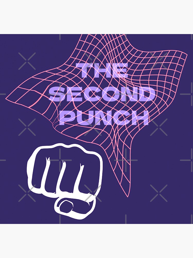 "The Second Punch" Sticker for Sale by Absolutecosmic | Redbubble