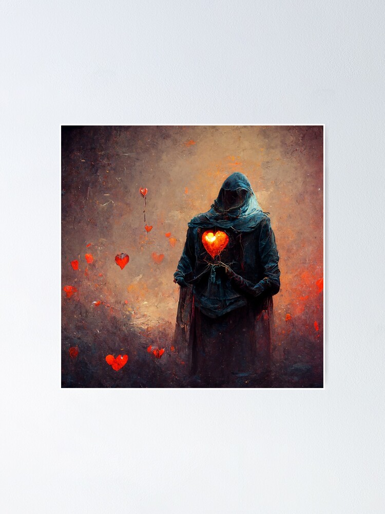 "Phantom Heart | Lost and Waiting" Poster for Sale by Kazaiart | Redbubble