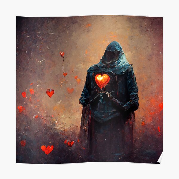 "Phantom Heart | Lost and Waiting" Poster for Sale by Kazaiart | Redbubble