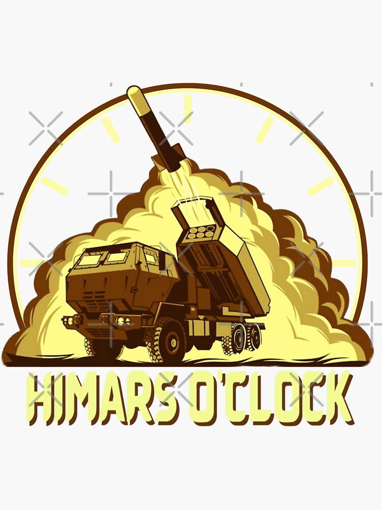 "HIMARS O'CLOCK | Himars M142" Sticker for Sale by all-heros | Redbubble