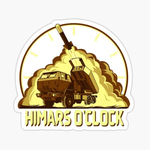 "HIMARS O'CLOCK | Himars M142" Sticker for Sale by all-heros | Redbubble