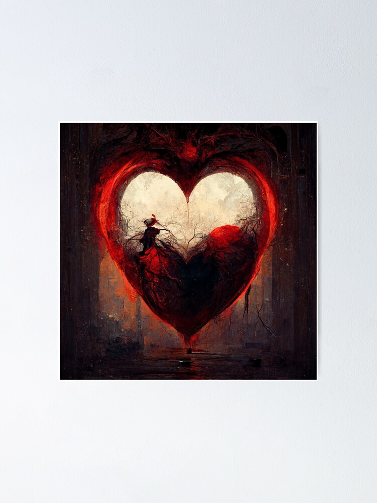 "Phantom Heart |Growing Life" Poster for Sale by Kazaiart | Redbubble