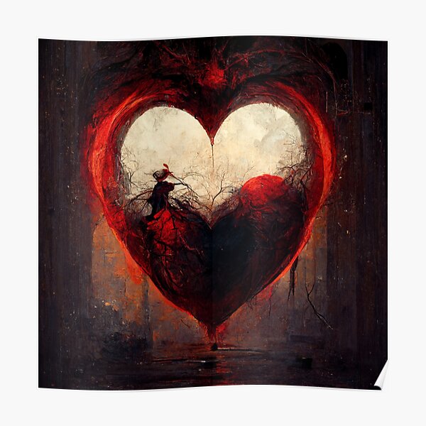 "Phantom Heart |Growing Life" Poster for Sale by Kazaiart | Redbubble