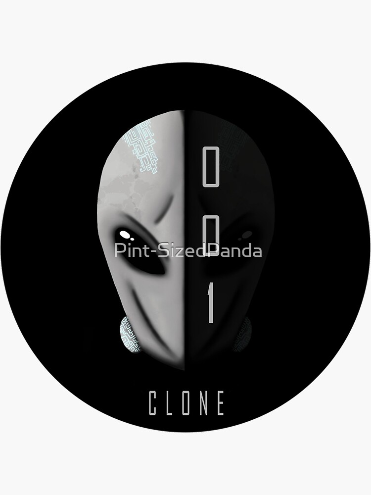 "Clone Logo" Sticker for Sale by Pint-SizedPanda | Redbubble